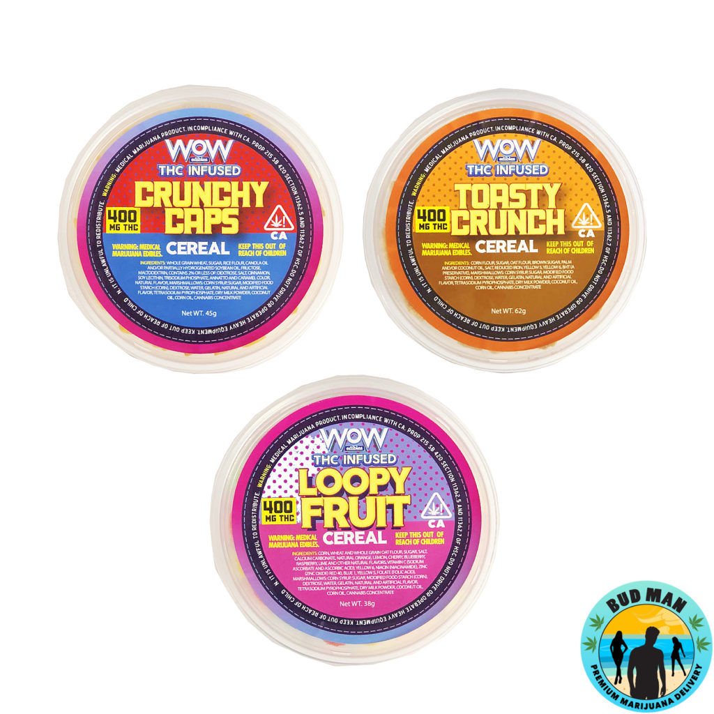 Loud WOW THC Infused Pot Cereal – WOW Edibles (400mg THC – 3 options ...