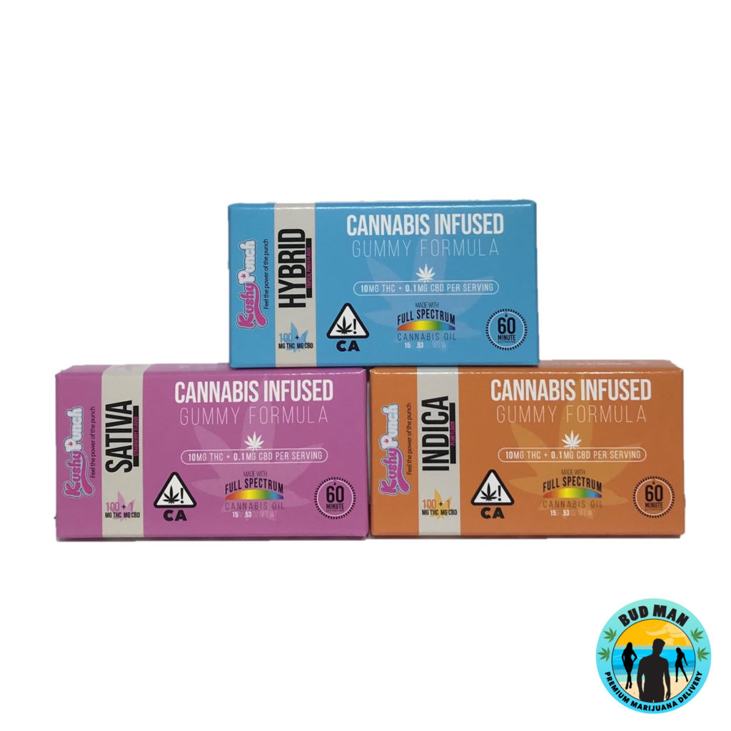 Kushy Punch Gummy Edibles (100mg THC – 3 options): Bud Man Orange ...