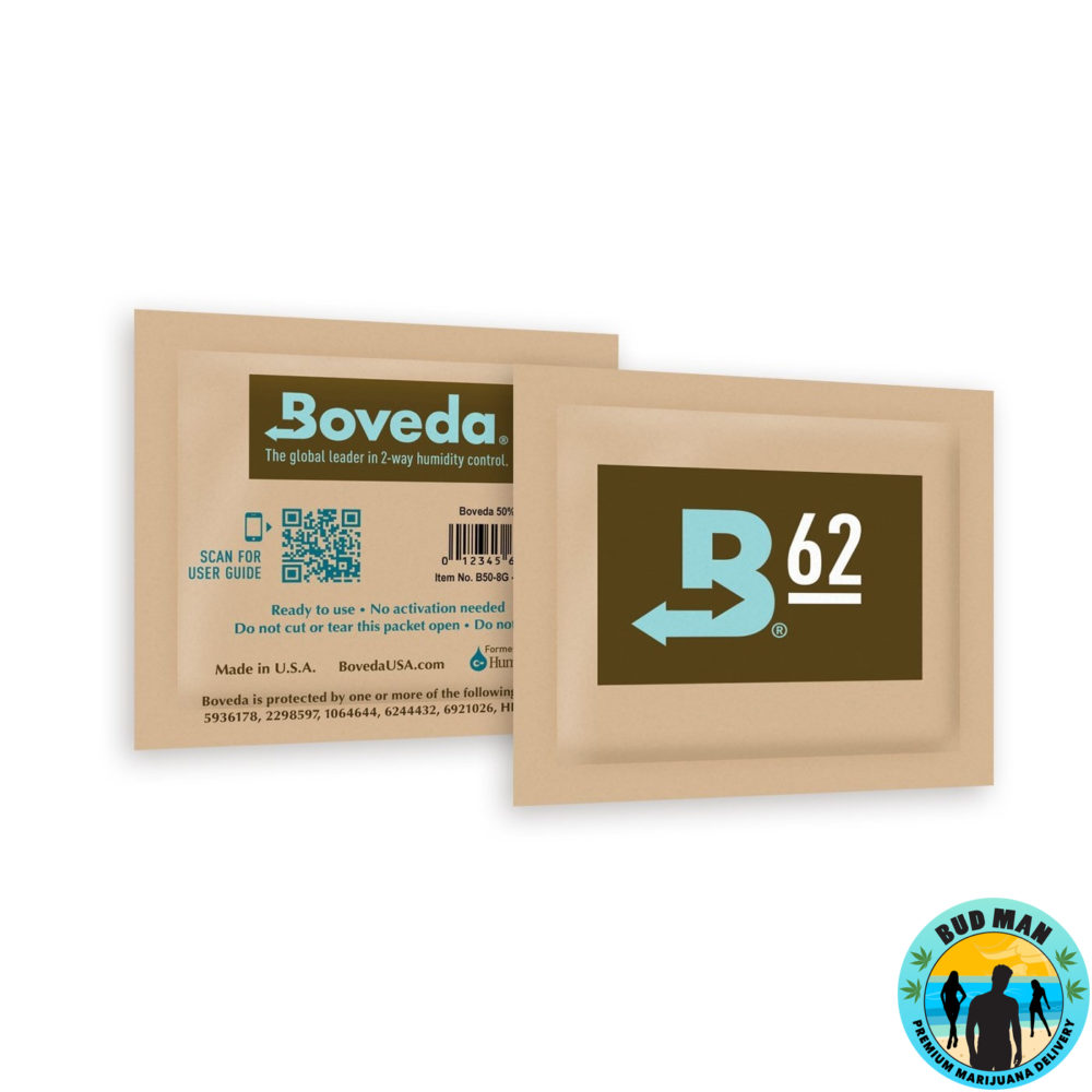 Boveda Humidipacks Small 62%: Bud Man Orange County Dispensary Delivery