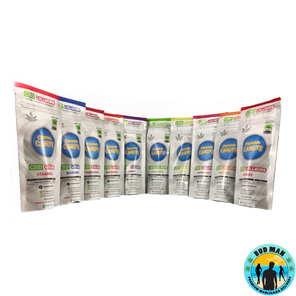CBD Lollipops – Canna Candy (50mg CBD – 9 options): Bud Man Orange ...