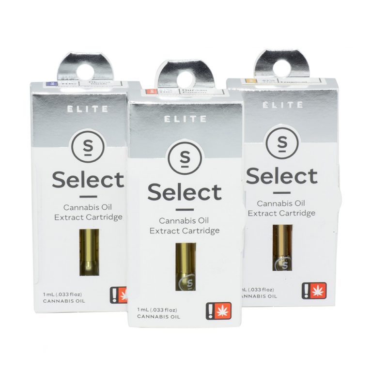 Select Elite CBD Cannabis Oil Concentrate Vape Cartridge (500mg – 4 ...