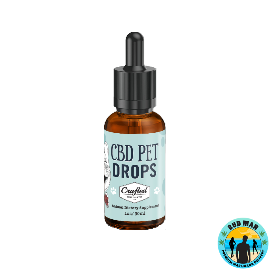 CBD Pet Drops – Crafted Extracts (250mg CBD): Bud Man Orange County ...