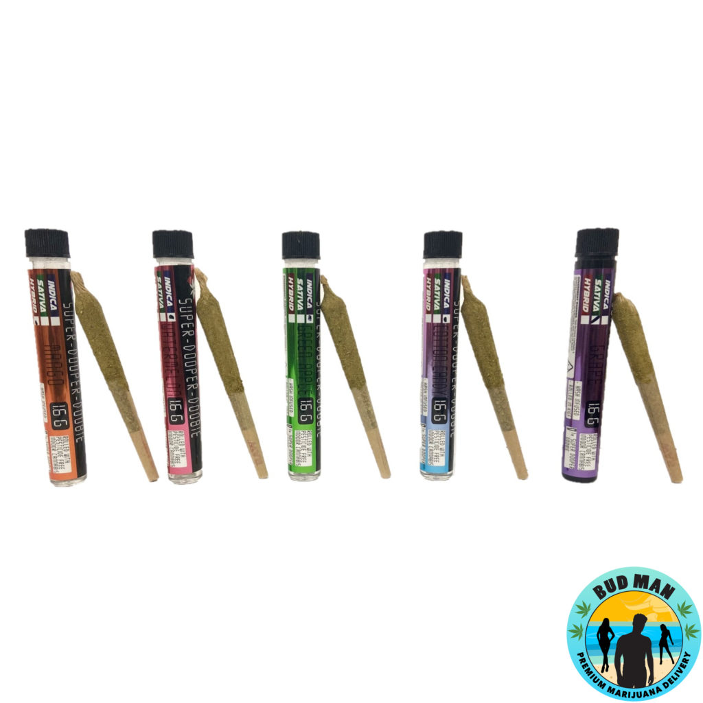 Smashed Super Dooper Doobies (1.4 grams – 3 options): Bud Man Orange ...