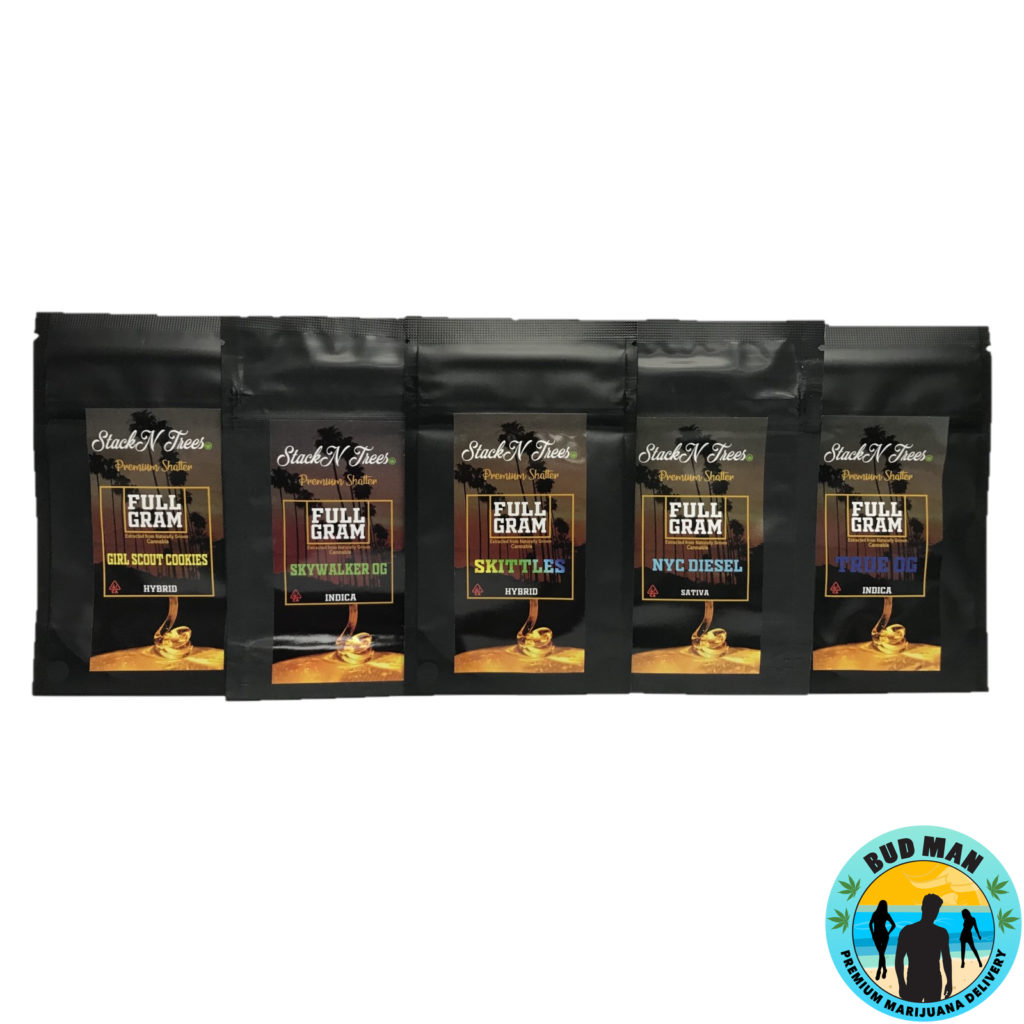 Stack N Trees Shatter (1 gram – 9 options): Bud Man Orange County ...