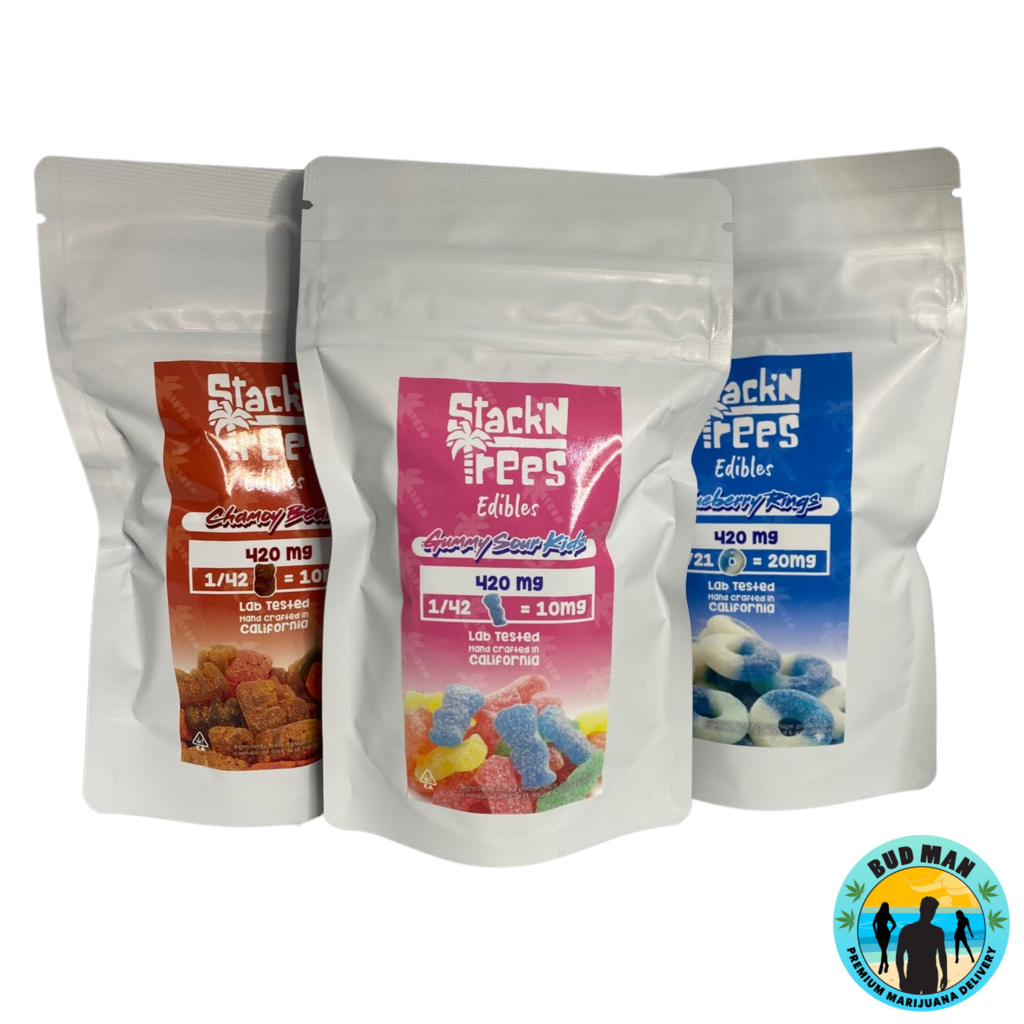 Stack N Trees Gummies (420mg THC – 26 options): Bud Man Orange County ...