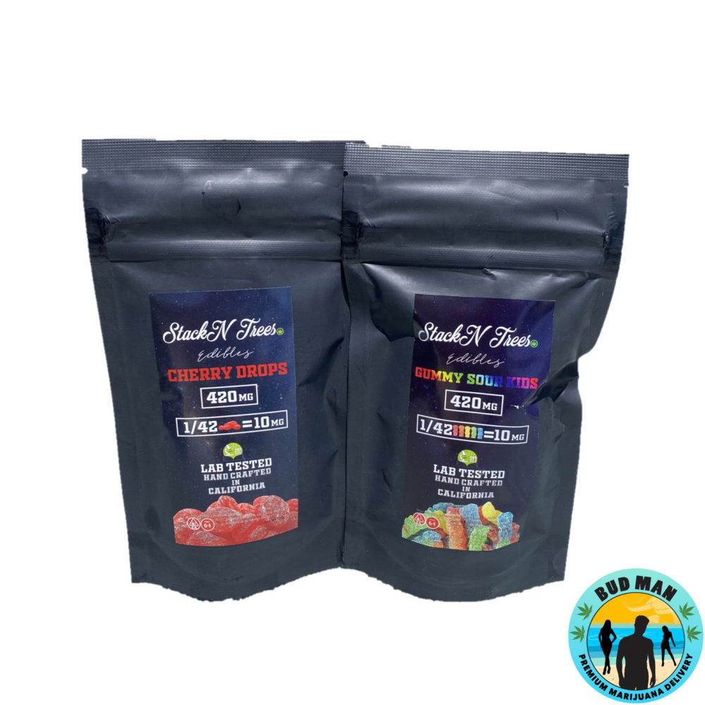 Stack N Trees Gummies (420mg THC – 23 options) | Bud Man Orange County ...