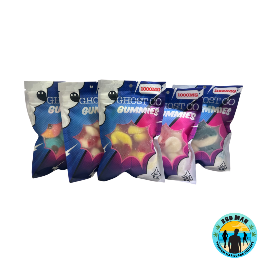 Ghost Co. Cannabis Gummies (1,000mg THC – 16 flavors): Bud Man Orange ...