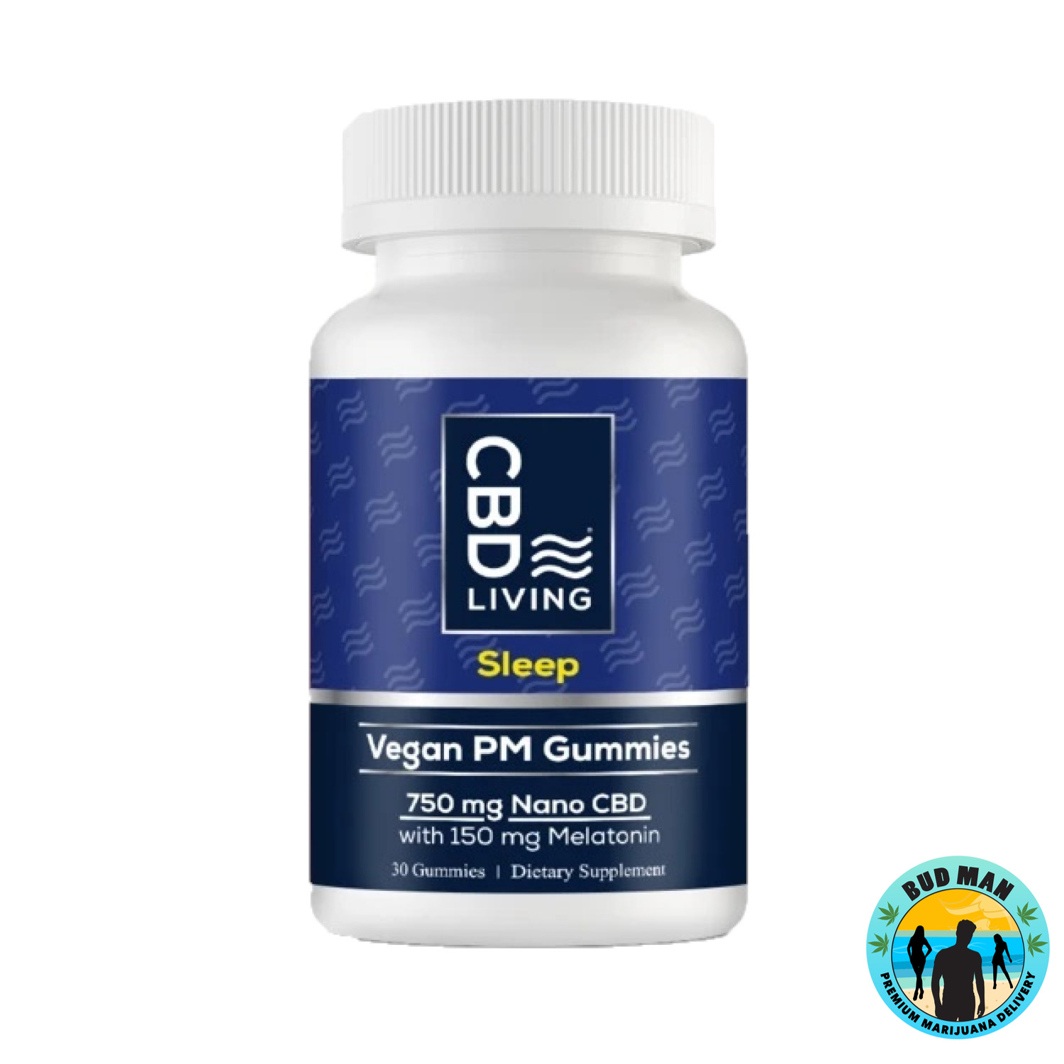 CBD Vegan Gummies with Melatonin – CBD Living (750mg CBD – 150mg ...