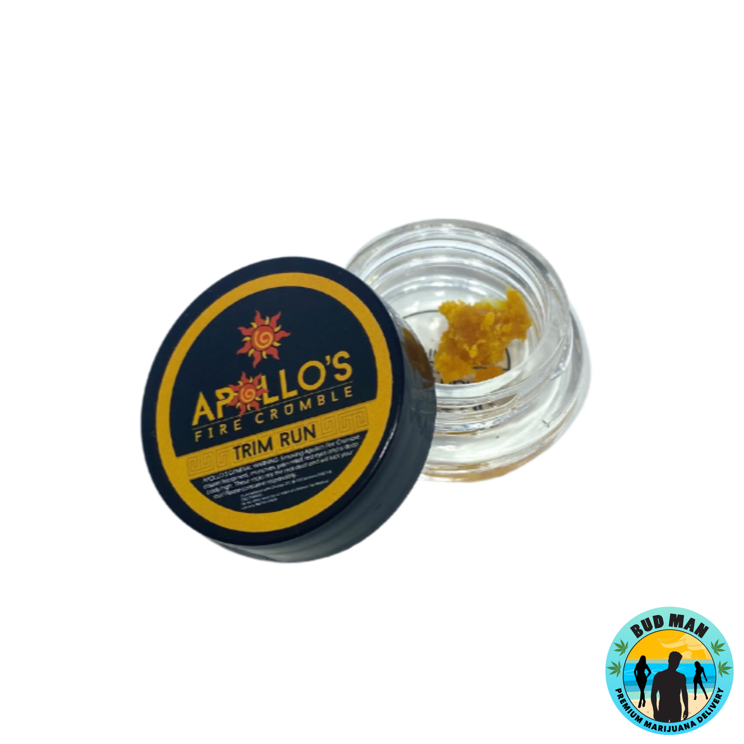 Apollo’s Fire Trim Run Crumble (1 gram – 1 option): Bud Man Orange ...