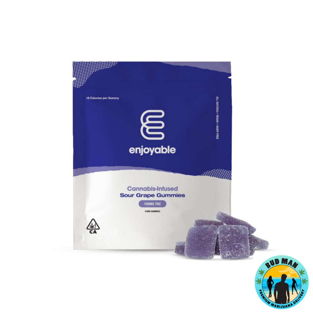Enjoyable Cannabis Infused Gummies (100mg THC – 6 options): Bud Man ...