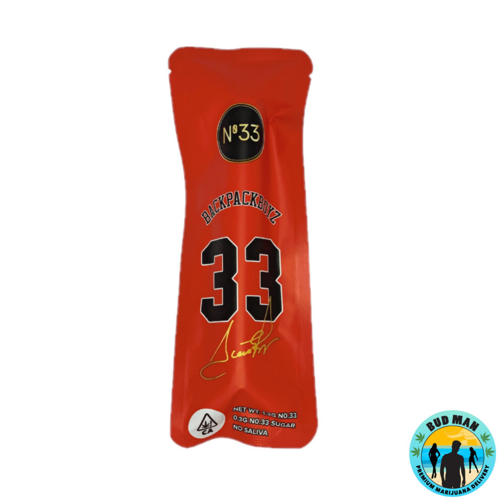 No. 33 x Backpack Boyz Preroll (1.3 grams – 1 option): Bud Man Orange ...