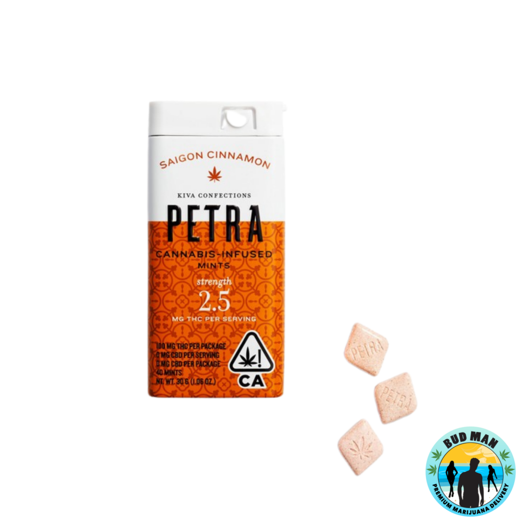 Kiva Petra THC/CBD Mints – Cinnamon (100mg THC – 100mg CBD): Bud Man ...