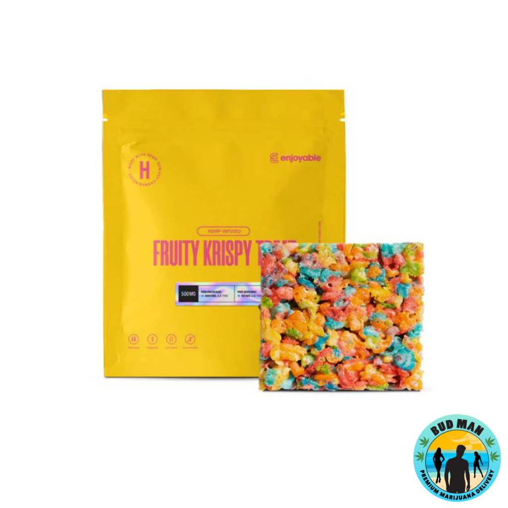 Enjoyable Delta-8 THC Krispy Treats (500mg THC – 1 option): Bud Man ...