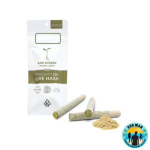 Raw Garden Solventless Live Hash Preroll 3-Pack (1.5 grams – 2 options ...